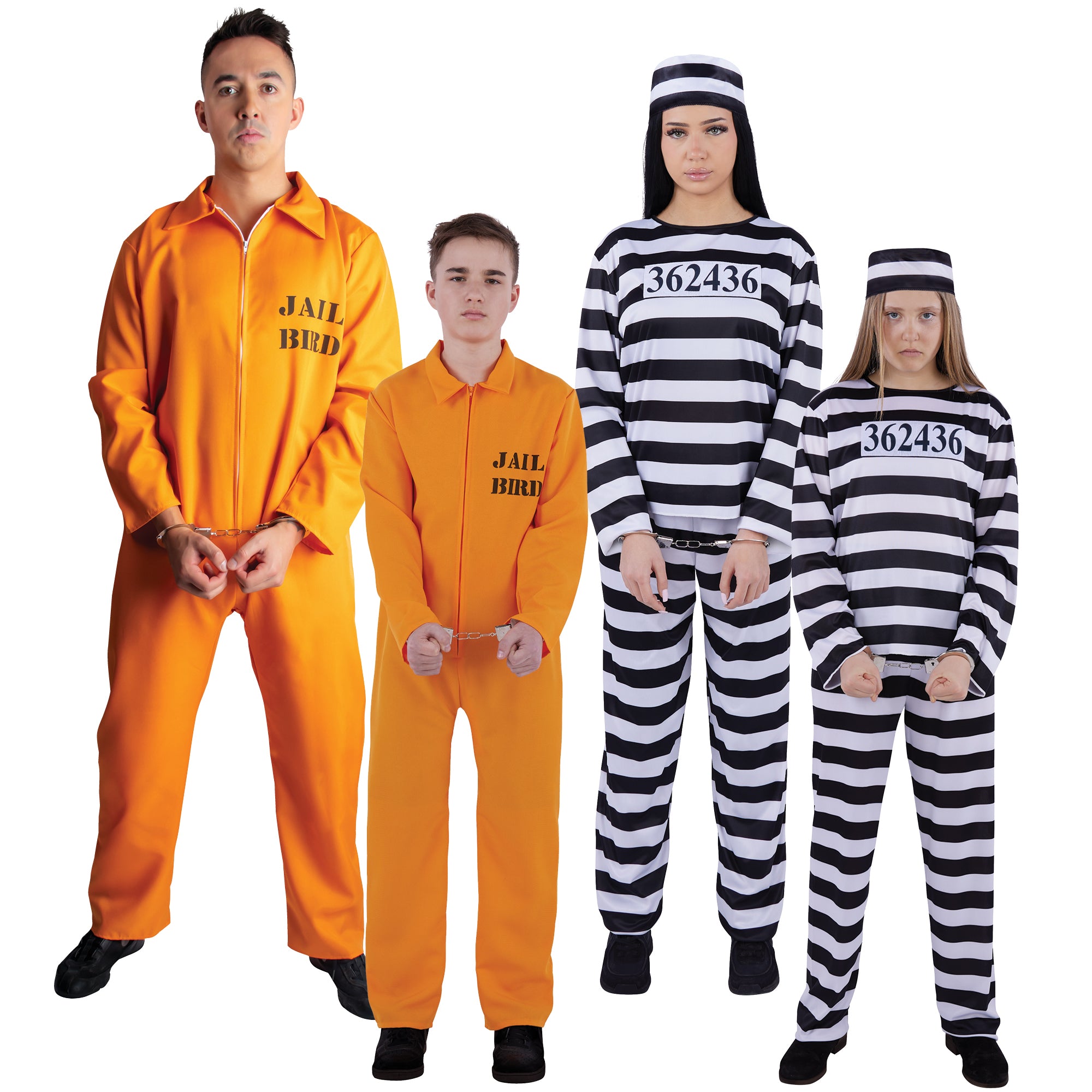 Inmate Family Costumes – Party Expert