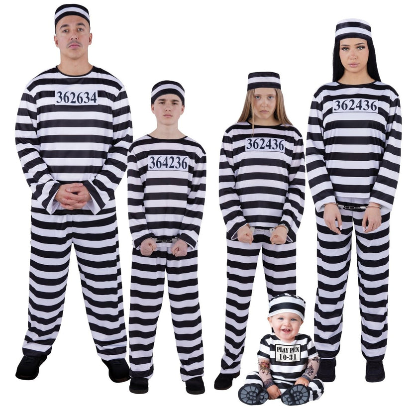 Jailbird Family Costumes – Party Expert