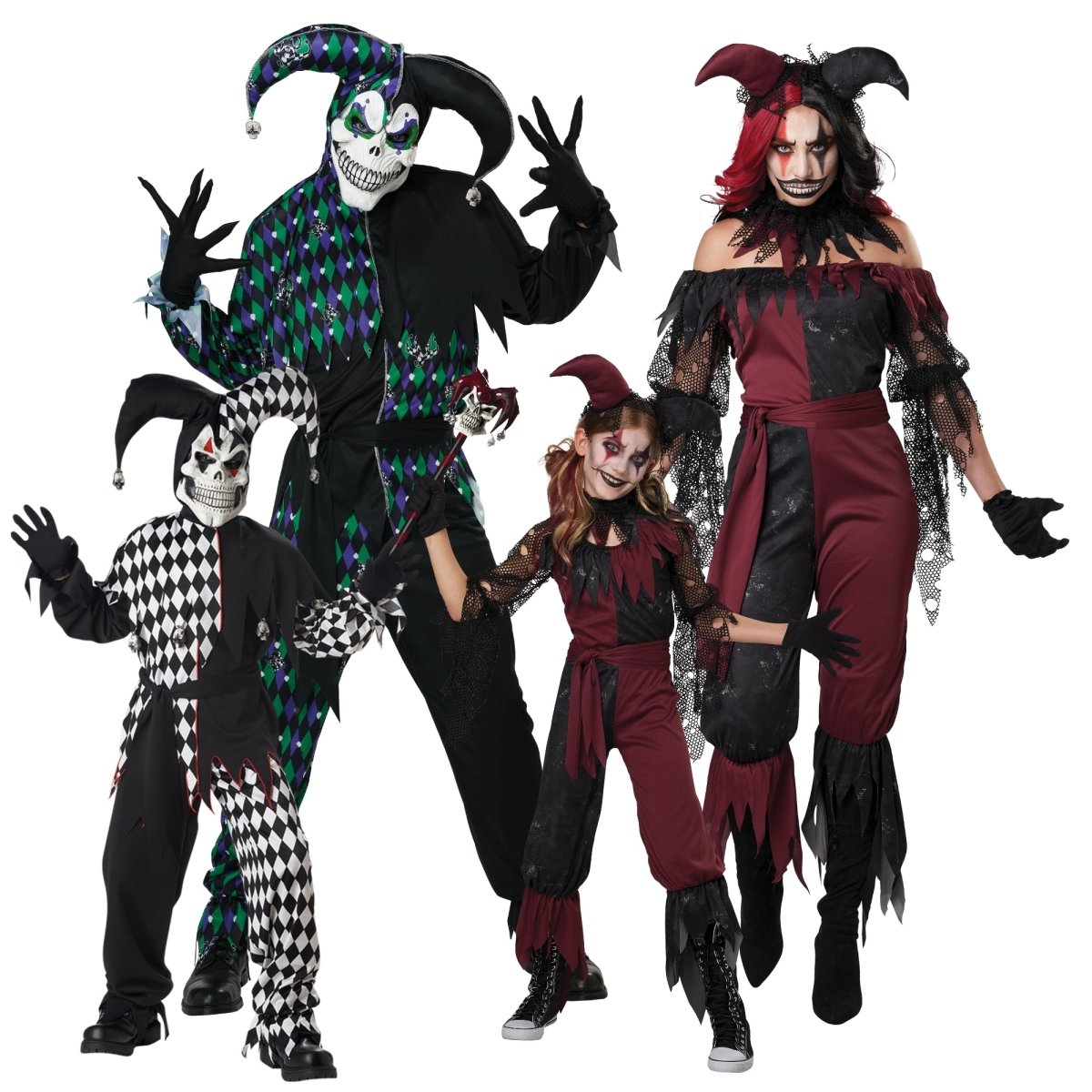 Jester Family Costumes – Party Expert