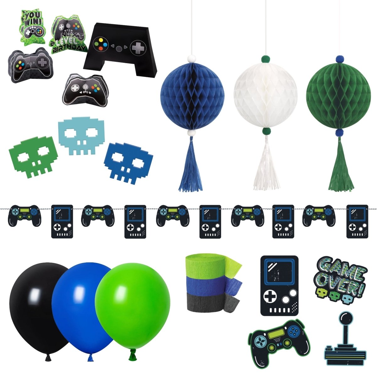 Gamer Basic Decoration Party Supplies Kit | Party Supplies – Party Expert