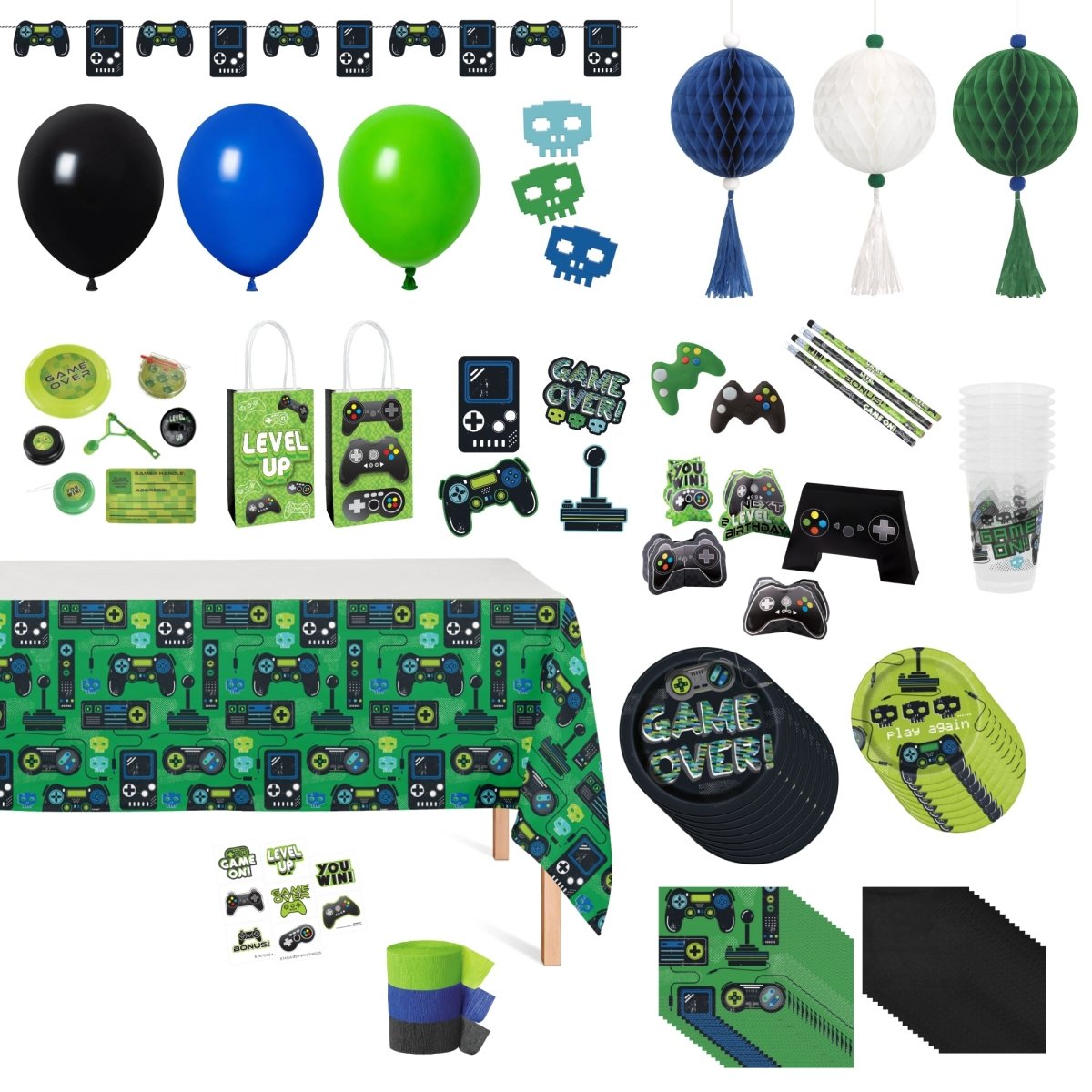Gamer Ultimate Birthday Party Supplies Kit | Party Supplies – Party Expert
