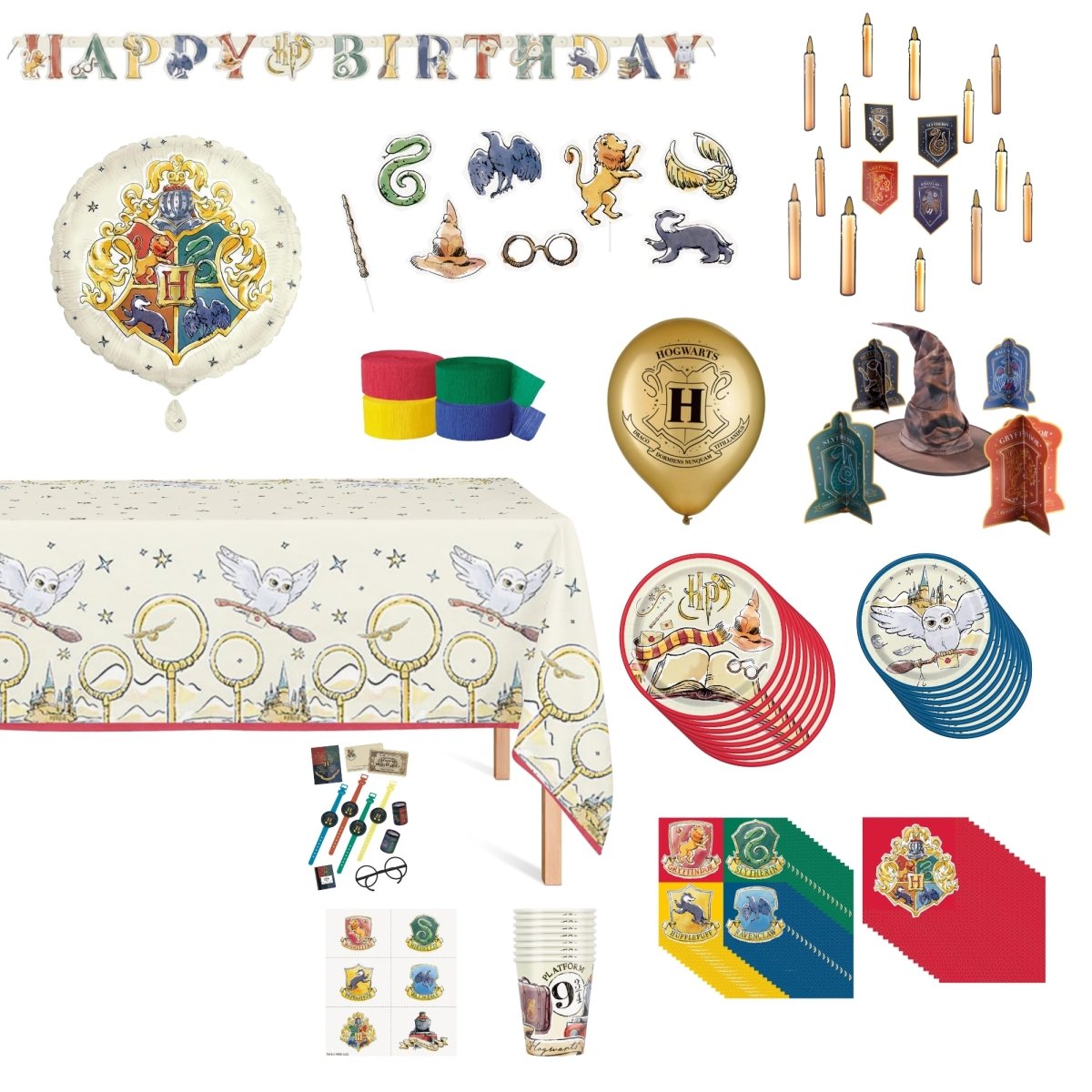 Harry Potter Ultimate Birthday Party Supplies Kit | Party Expert