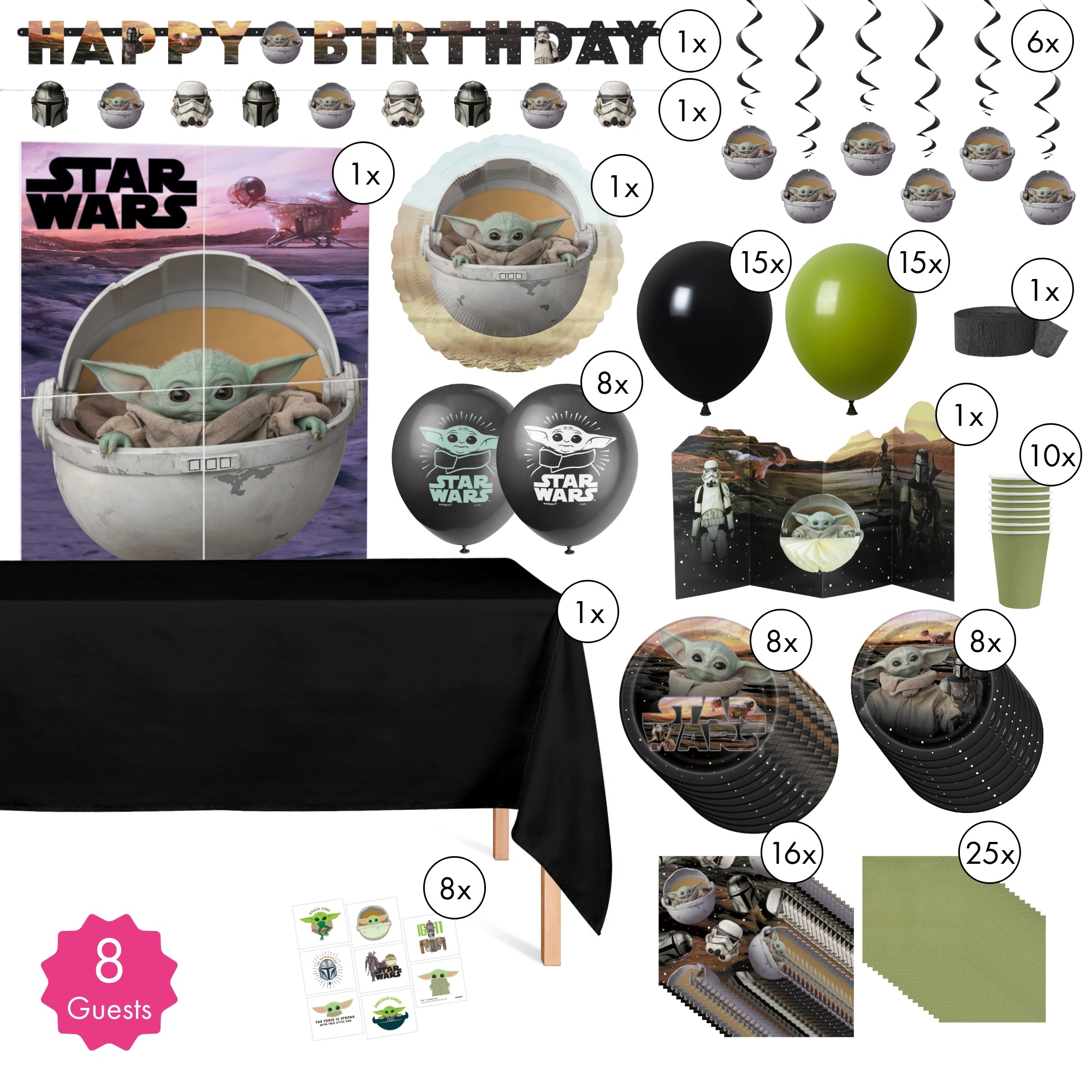 Mandalorian party supplies store