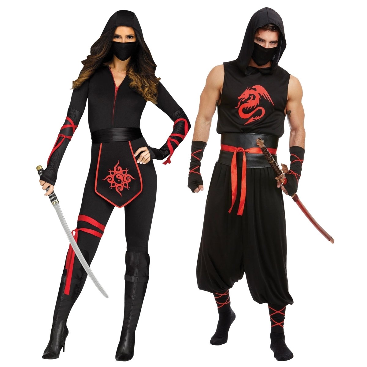 Ninja Couple Costumes – Party Expert
