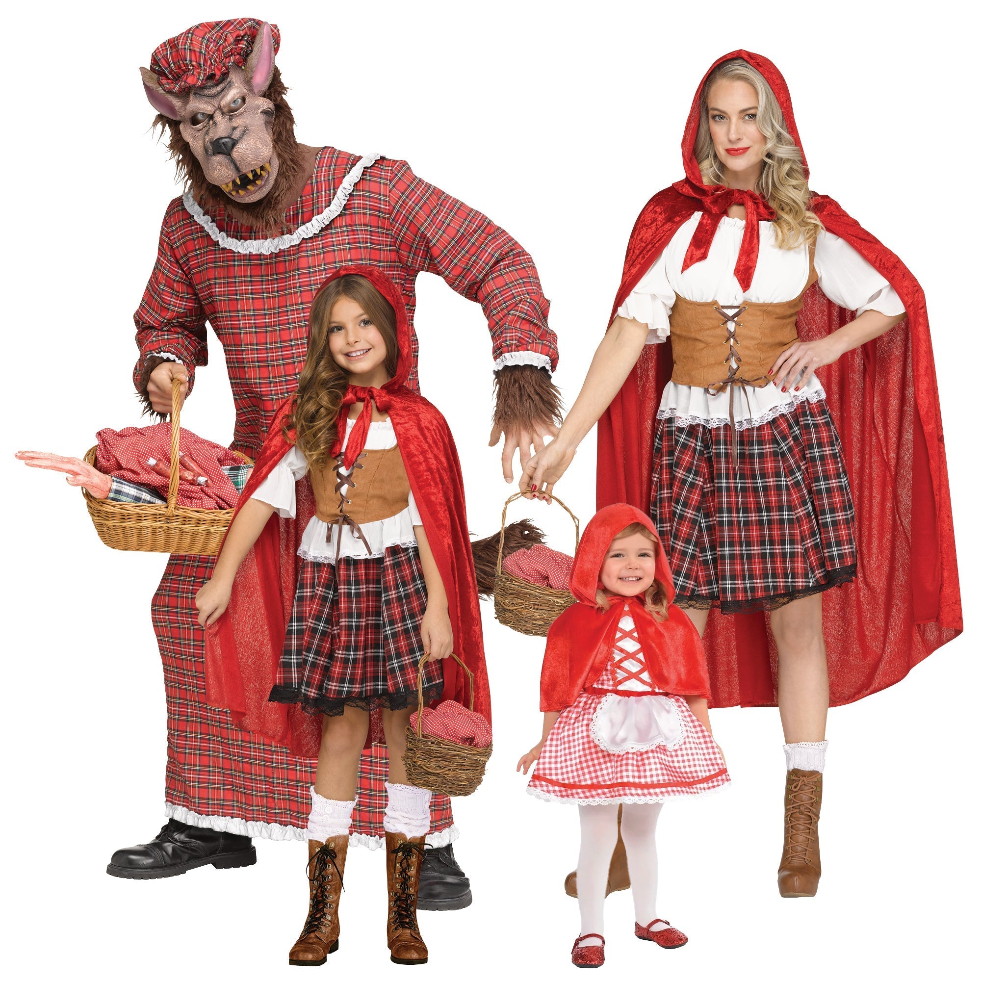 Red Riding Hood Family Costumes – Party Expert