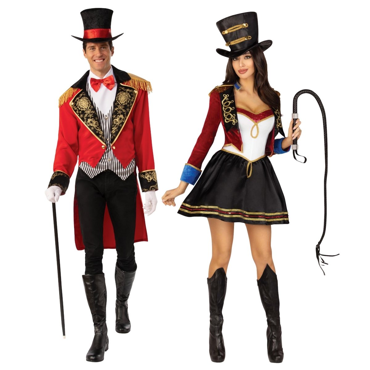 Ringmaster Couple Costumes – Party Expert
