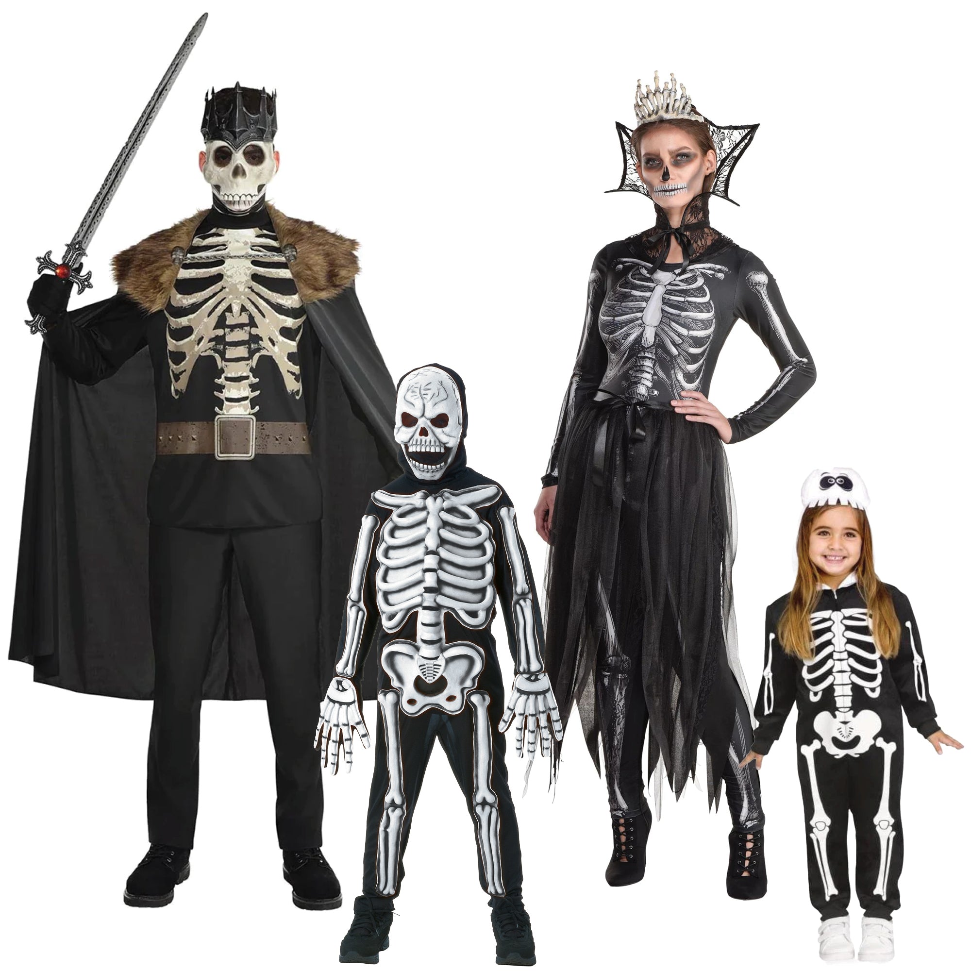 Skeleton Family Costumes – Party Expert