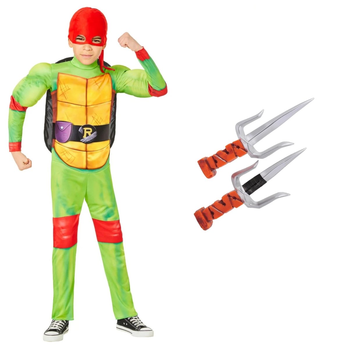 Teenage Mutant Ninja Turtles Raph Costume Kit for Kids | Party Expert