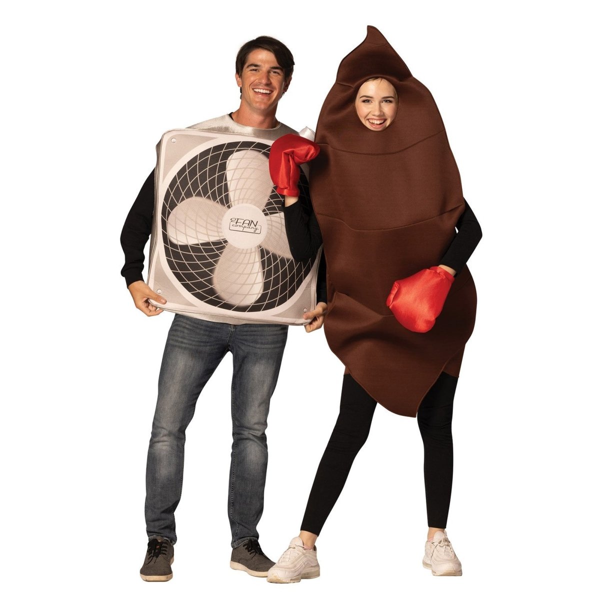 Shit Hits the Fan Couple Costume for Adults | Party Expert