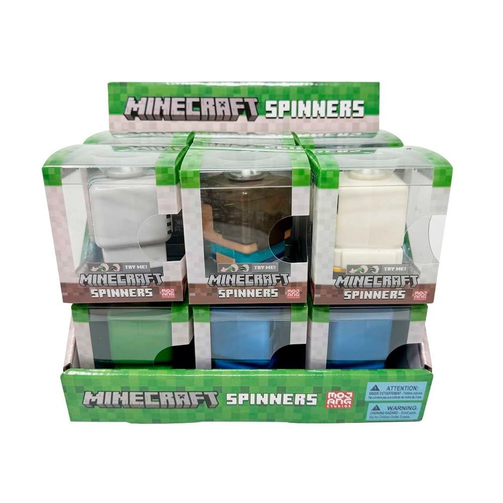 Minecraft Fidget Spinner, Assortment, 1 Count | Party Expert