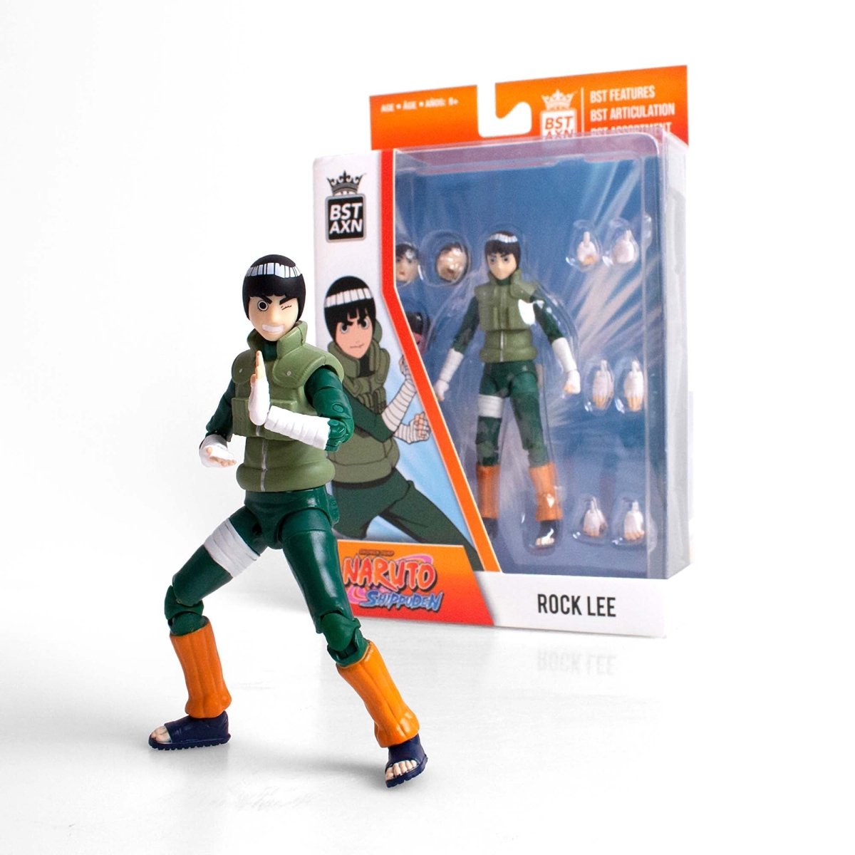Rock Lee Action Figure, Naruto, 5 Inches, 1 Count | Party Expert