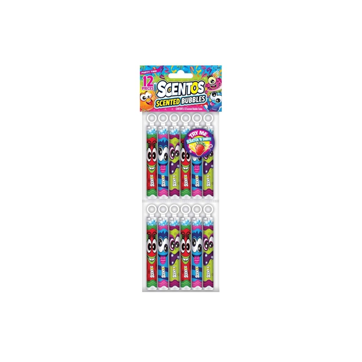 Scentos Scented Bubbles, 12 Count | Party Expert