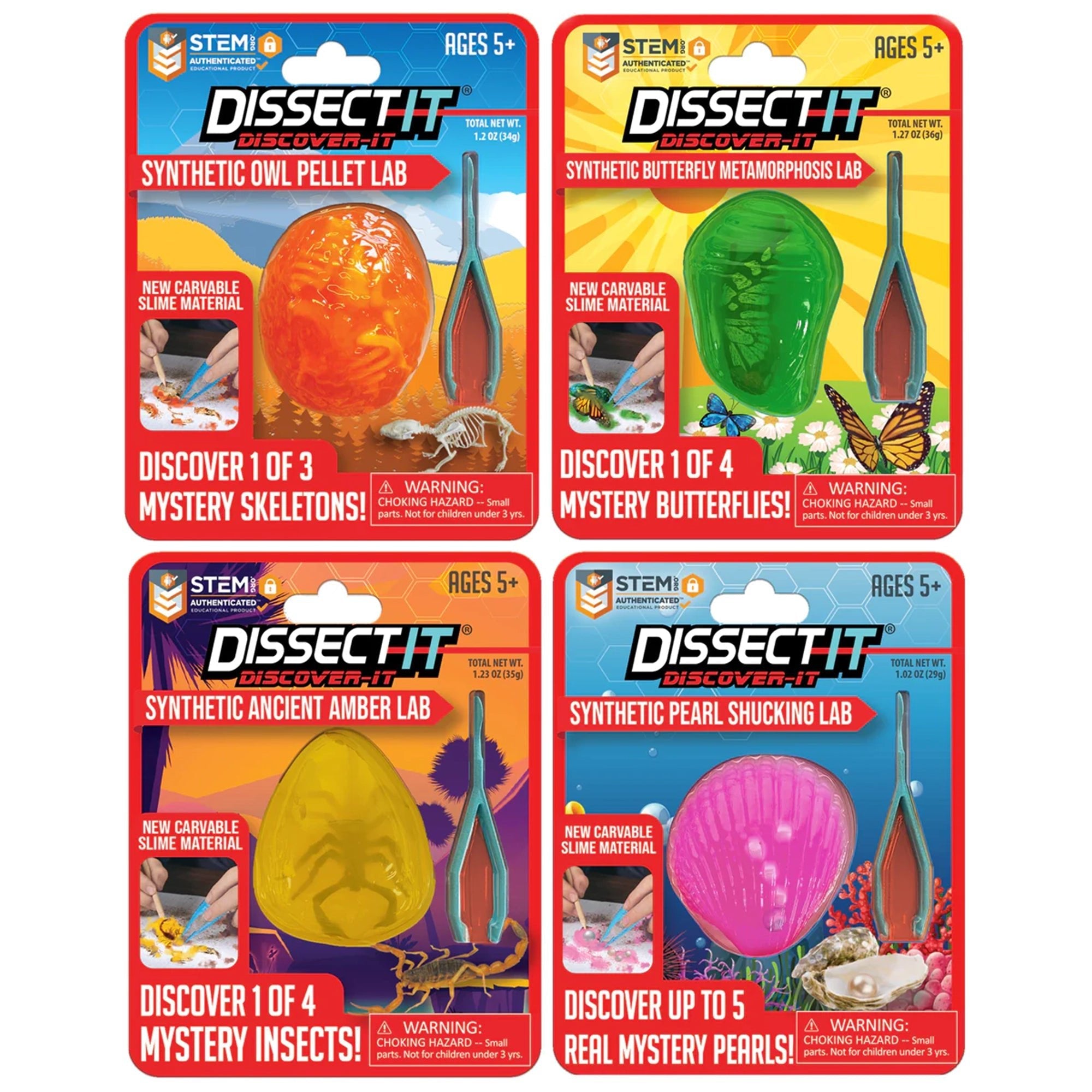 Dissect It, Discover It, 8 Inches, Assortment, 1 Count | Party Expert