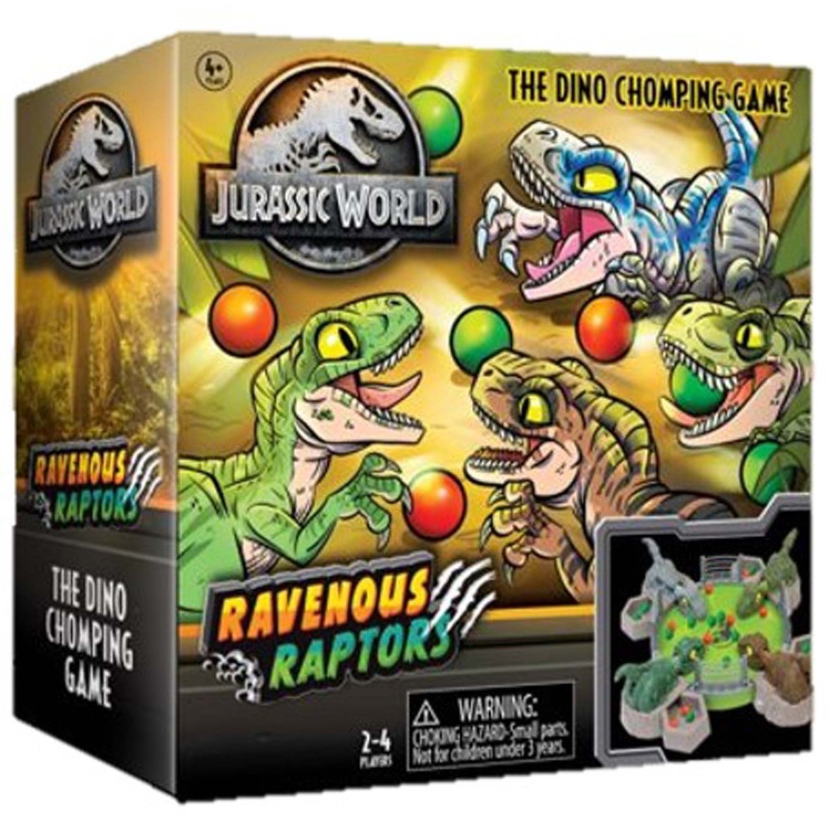 Jurassic World Ravenous Raptors Game, 1 Count | Party Expert