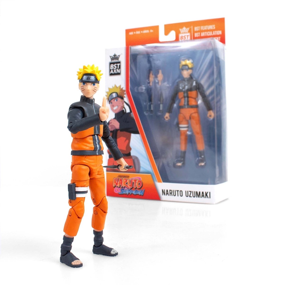 Naruto Uzumaki Action Figure, Naruto, 5 Inches, 1 Count | Party Expert