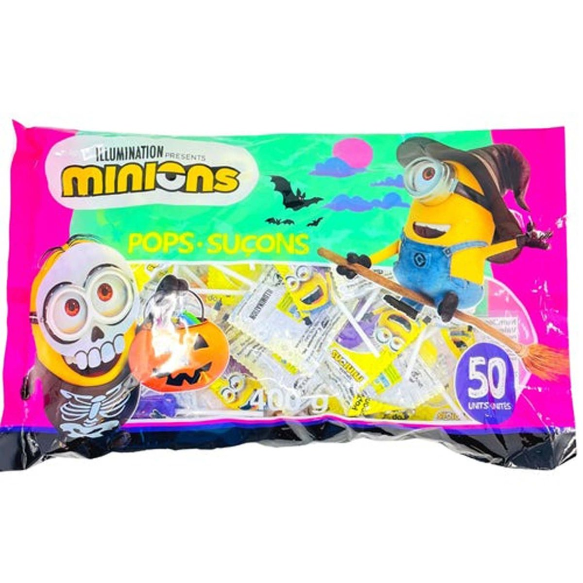 Minions Lollipops Mix, 400g, 1 Count | Party Expert