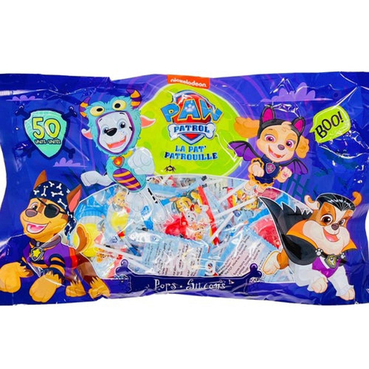 Paw Patrol Lollipops Mix, 400g, 1 Count | Party Expert