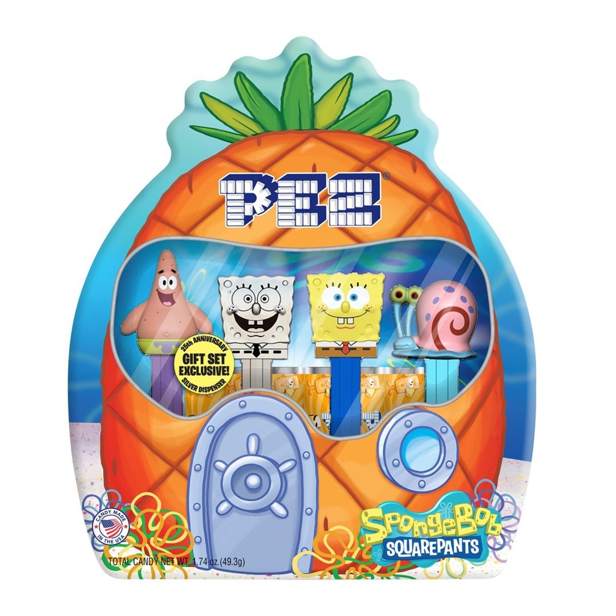 SpongeBob Pez Gift Set, 4 Count | Party Expert