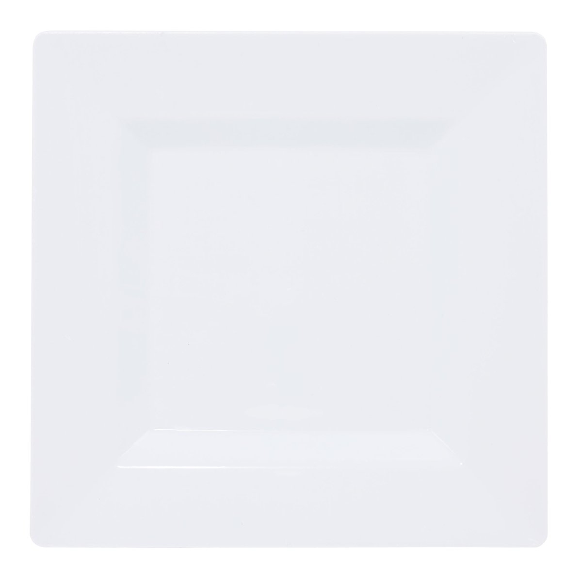 White Square Plates, 9 Inches, 8 Count | Party Expert