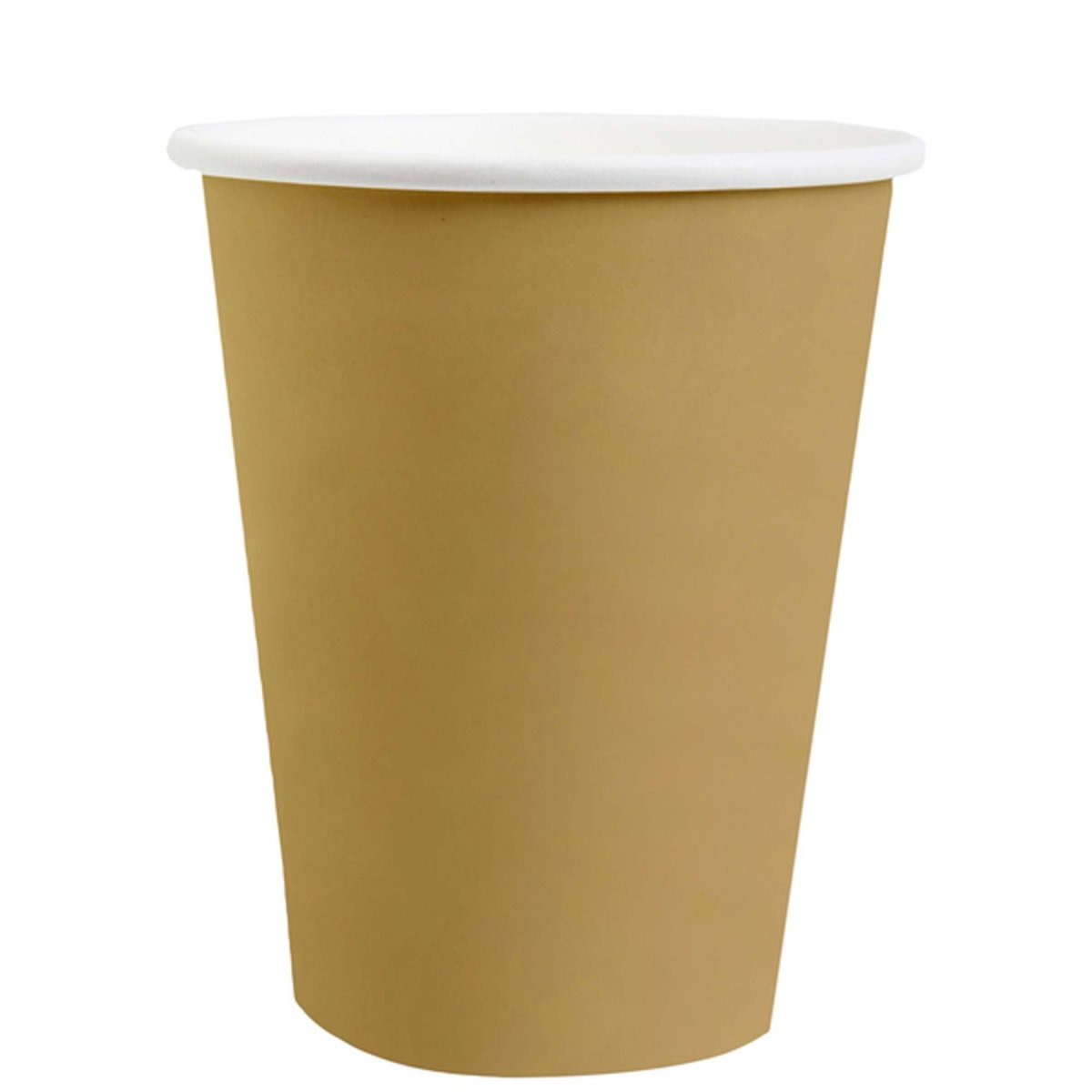 Gold Party Paper Cups, 9 Oz, 10 Count | Party Expert