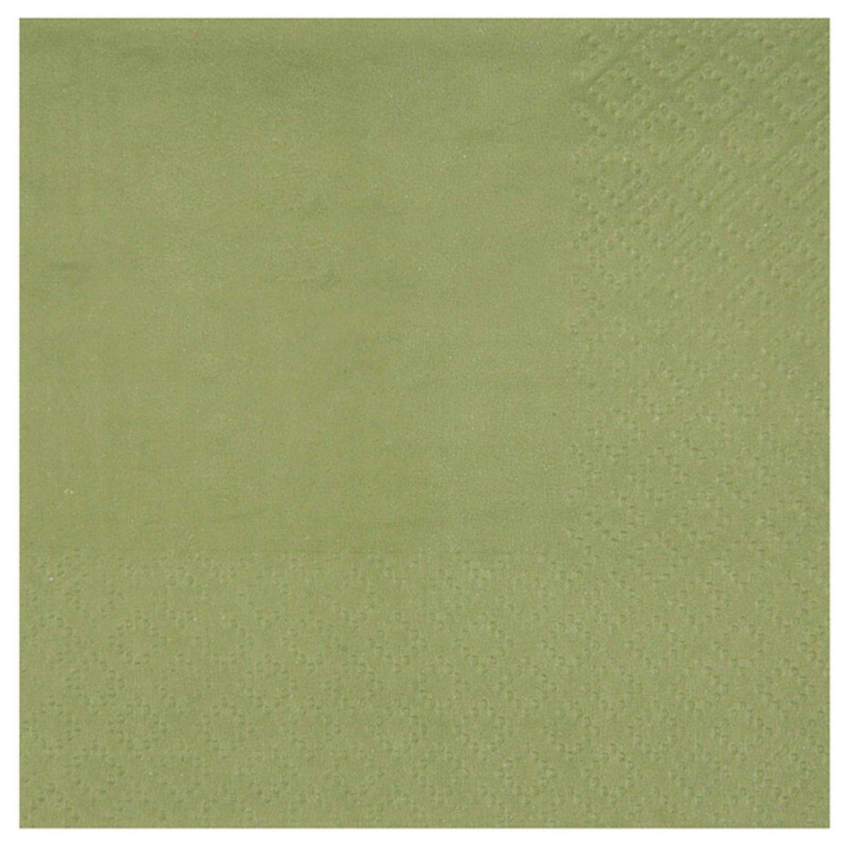 Olive Green Large Lunch Paper Party Napkins, 25 Count | Party Expert