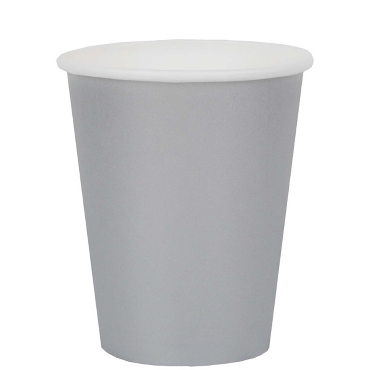 Silver Party Paper Cups, 9 Oz, 10 Count | Party Expert