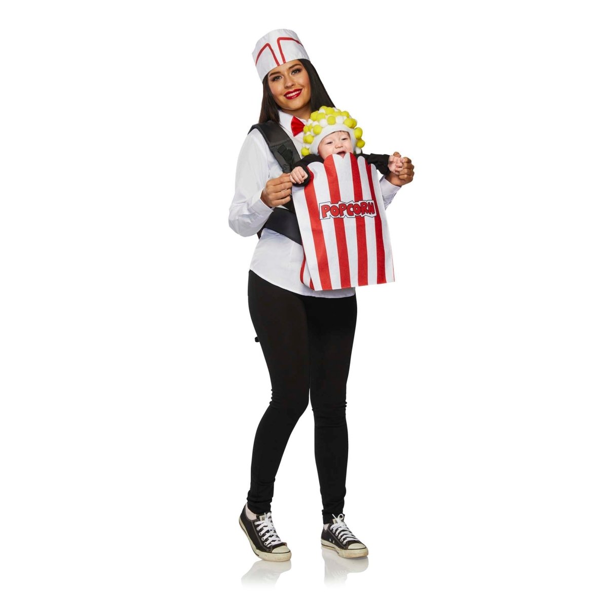 Movie Usher Pop Corn Costume for Adults and Baby | Party Expert