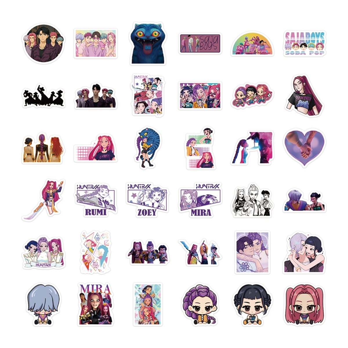 Dancing Idols Birthday Stickers | Party Expert