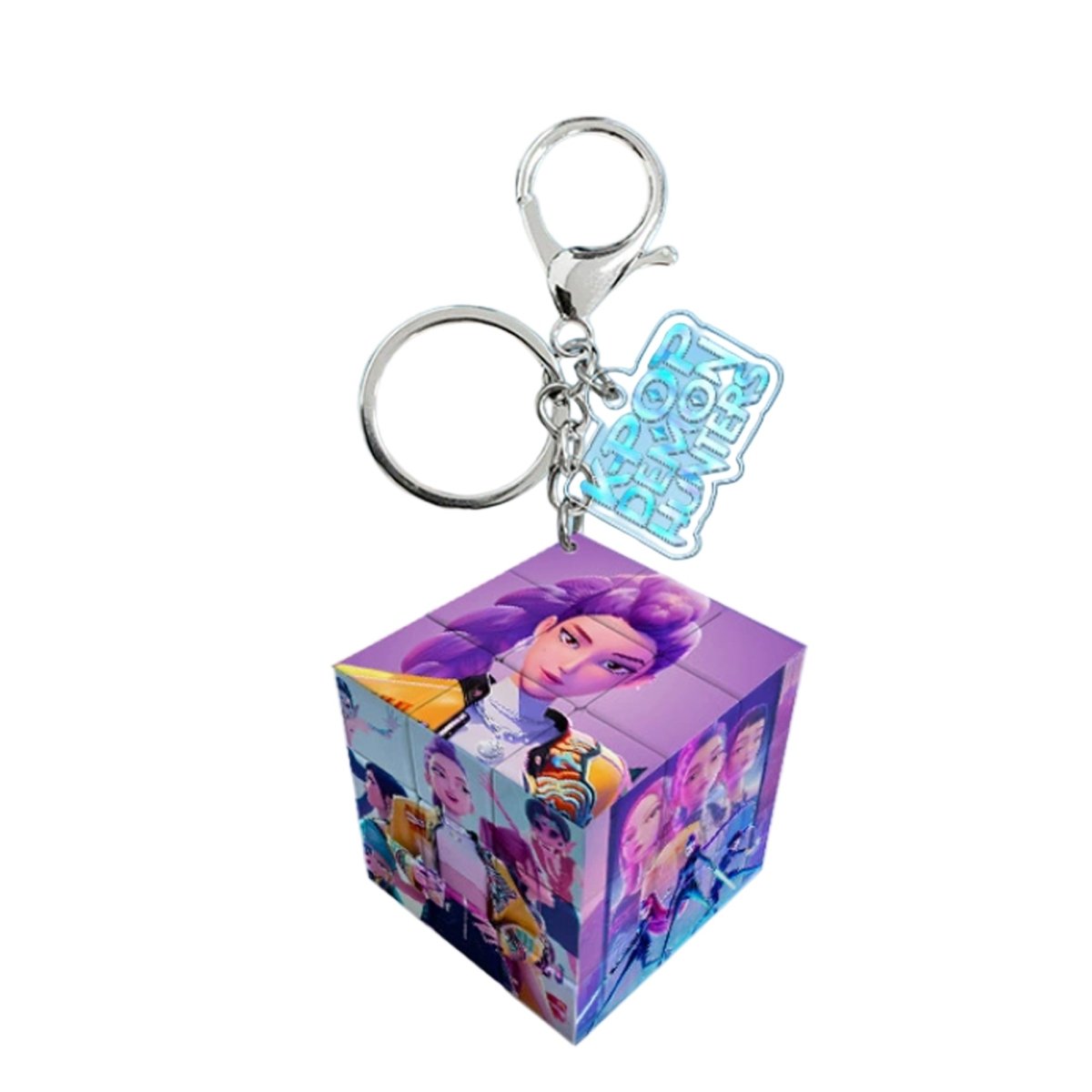 Kpop Anime Solving Cube Keychain | Party Expert
