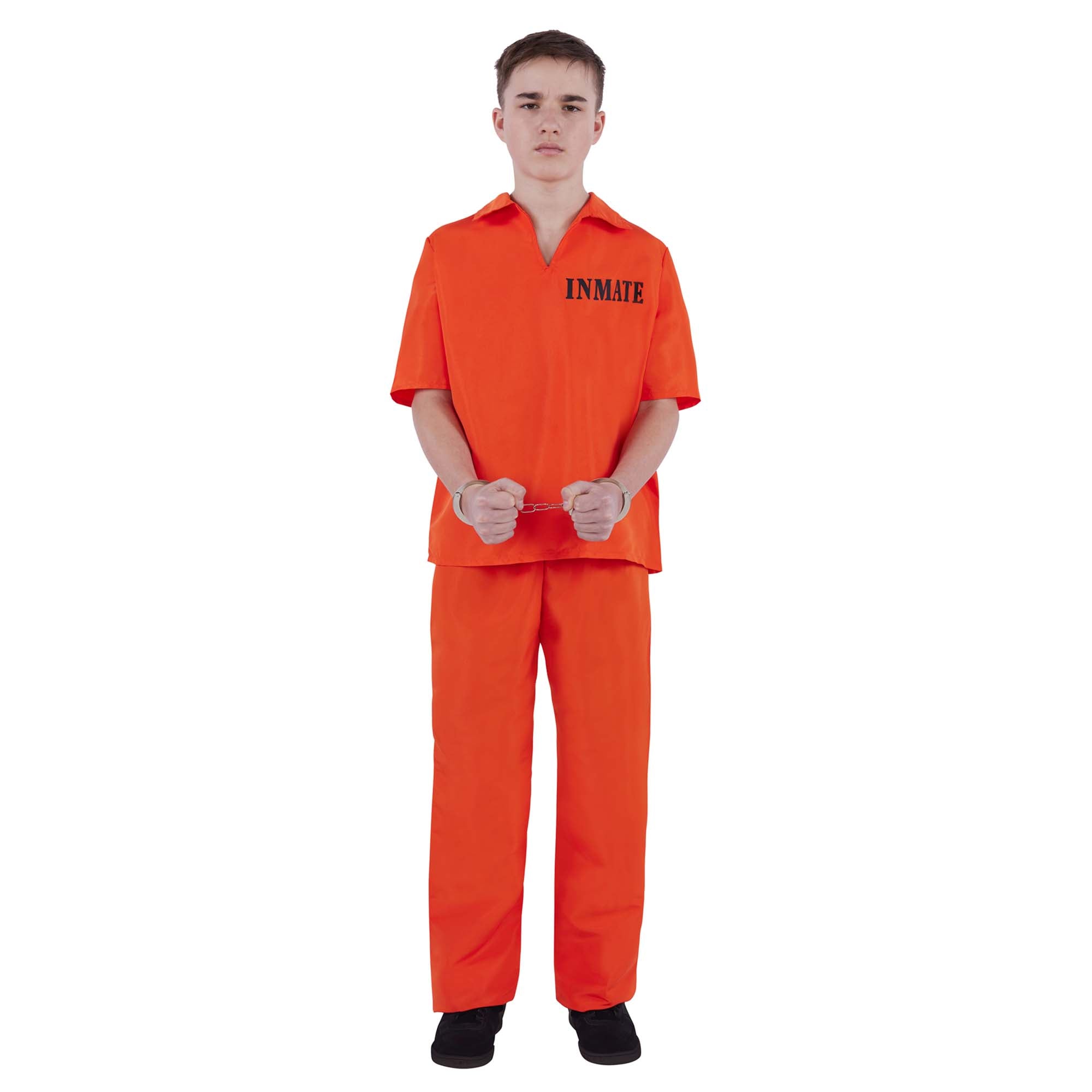 Inmate Costume For Kids Orange Top And Pants Party Expert inmate-costume-for-kids-orange-top-and-pants-party-expert