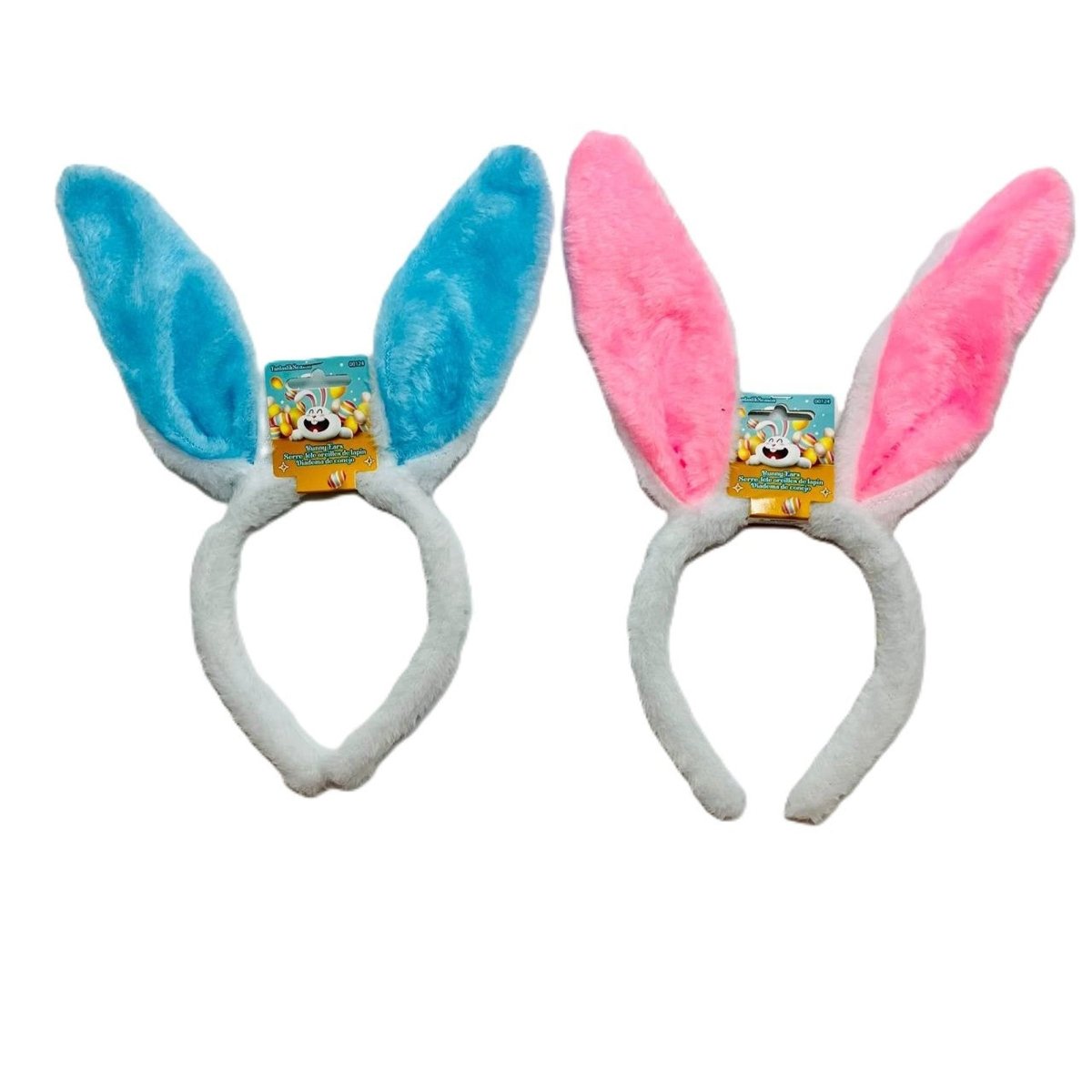 Easter Bunny Ears Headband, Assortment, 1 Count | Party Expert
