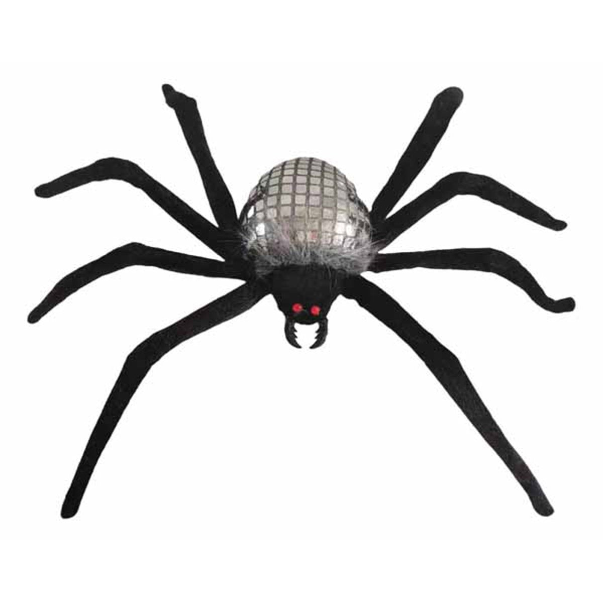 Disco Fabric Spider, 24 Inches, 1 Count | Party Expert