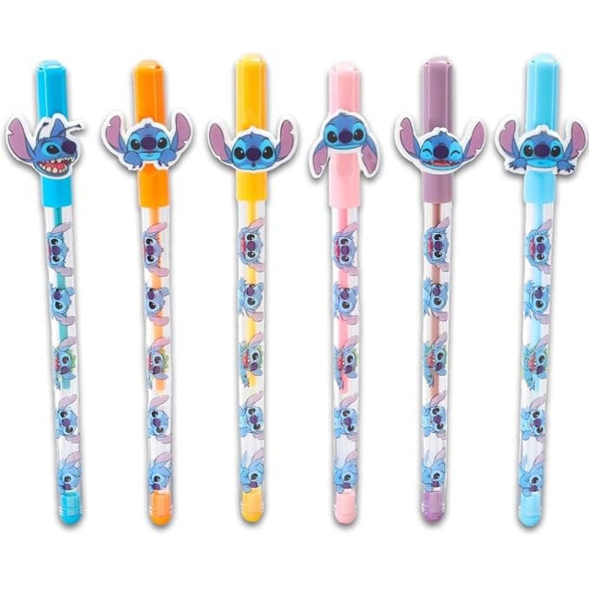 Disney Stitch Gel Pens, 6 Count | Party Supplies – Party Expert