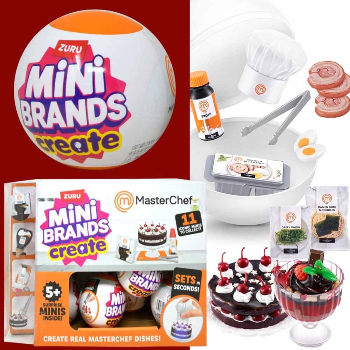 Mini Brands Create MasterChef, Assortment, 1 Count | Party Expert