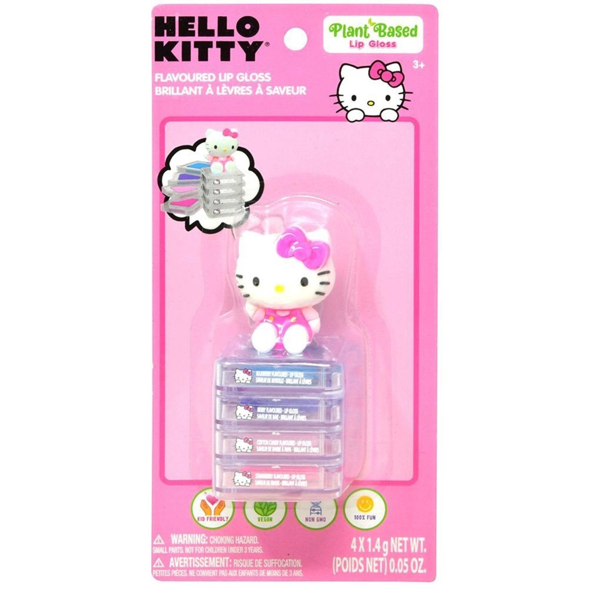 Hello Kitty Lip Gloss, 4 Count | Party Supplies – Party Expert
