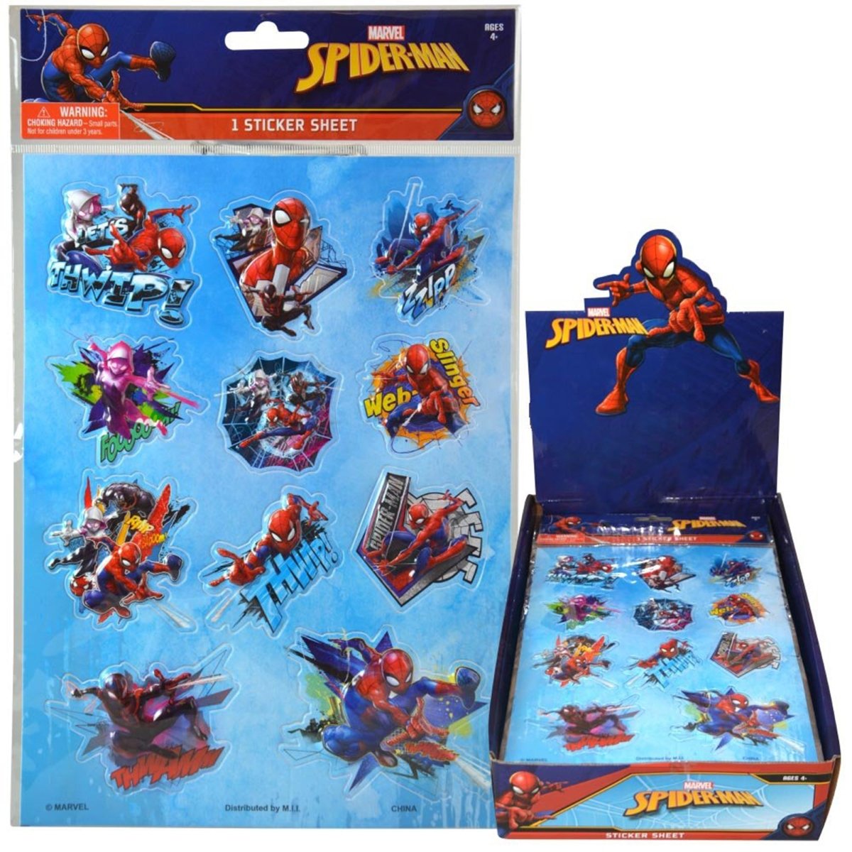 Spider-Man sticker Sheet | Party Supplies – Party Expert