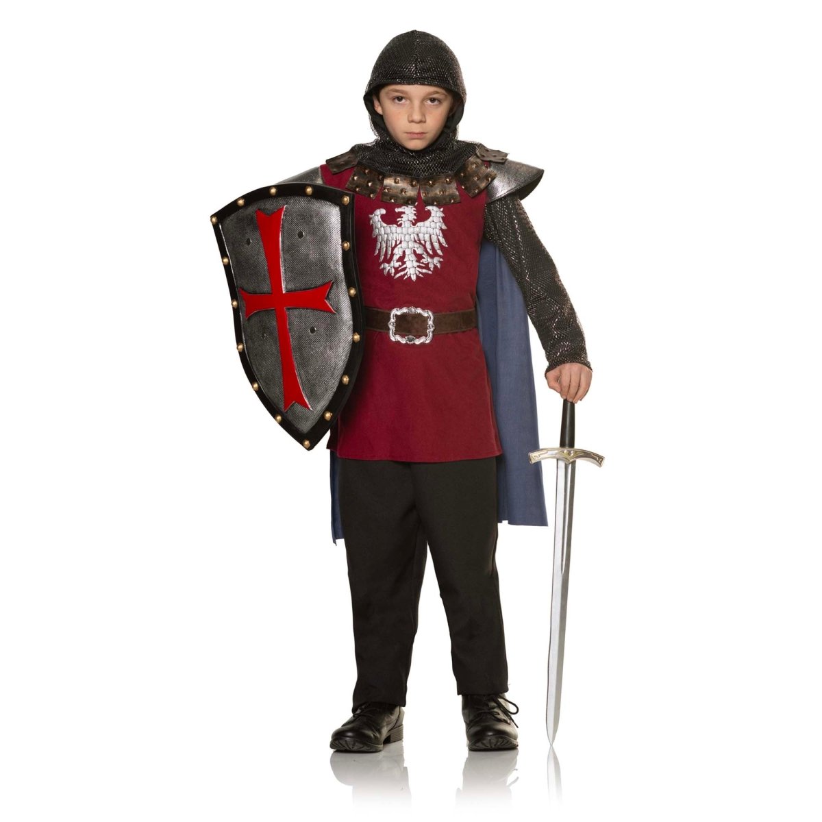 Kings Guard Costume for Kids, Red Tunic With Cape | Party Expert
