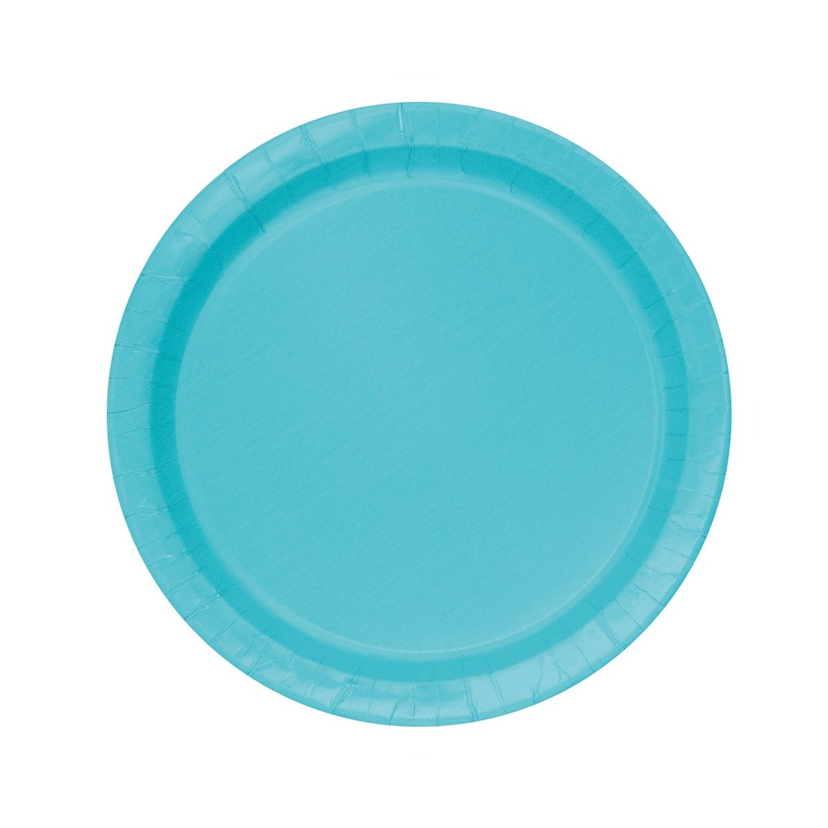 Caribbean Blue Small Round Dessert Paper Plates | Party Expert