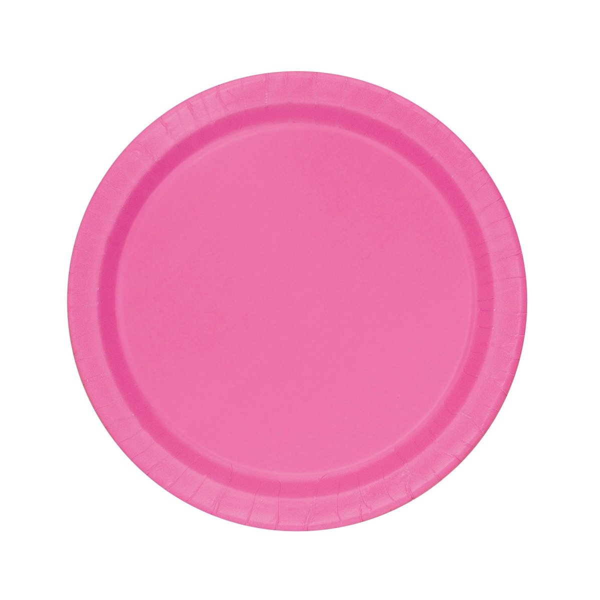 Hot Pink Small Round Dessert Paper Plates | Party Expert
