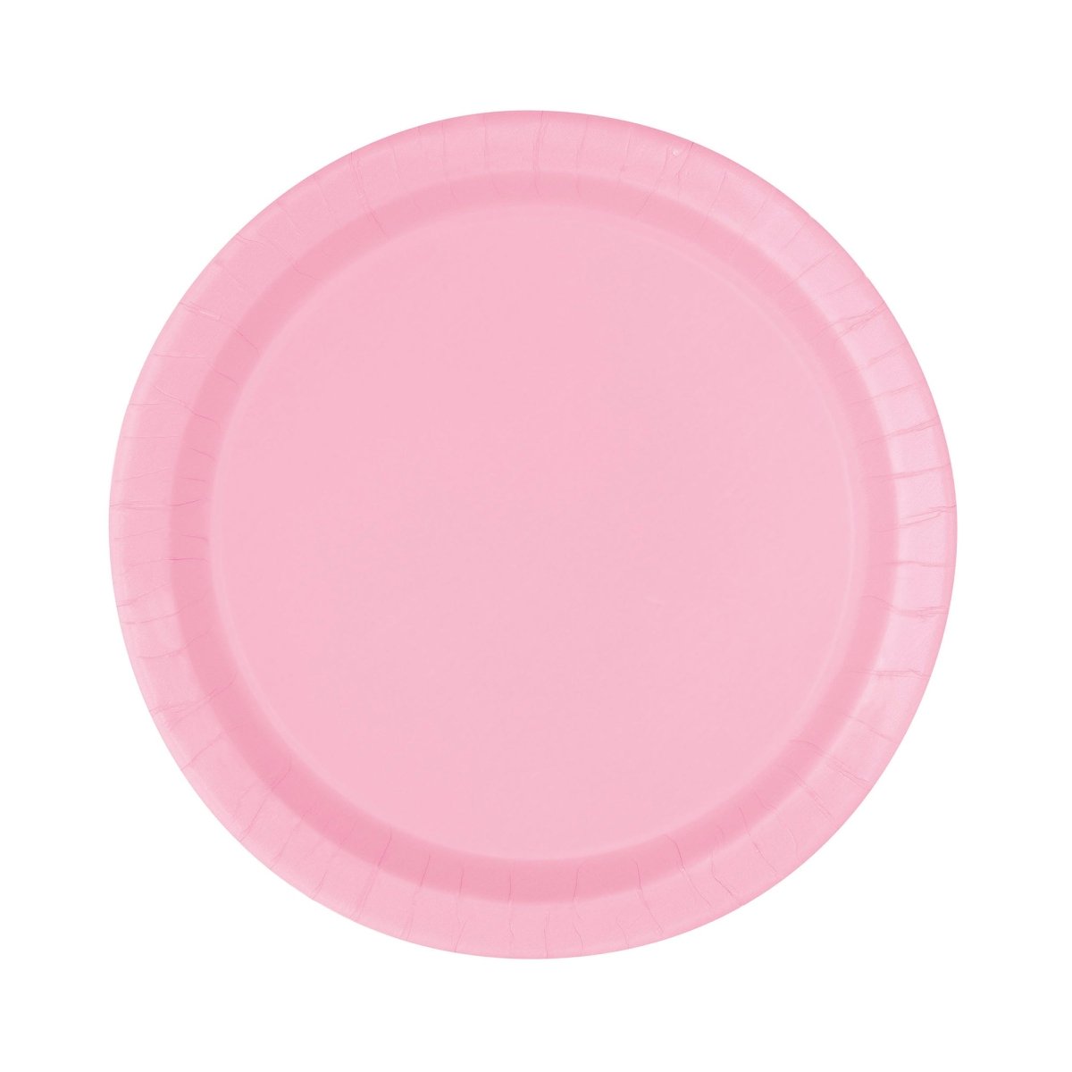 Light Pink Small Round Dessert Paper Plates | Party Expert