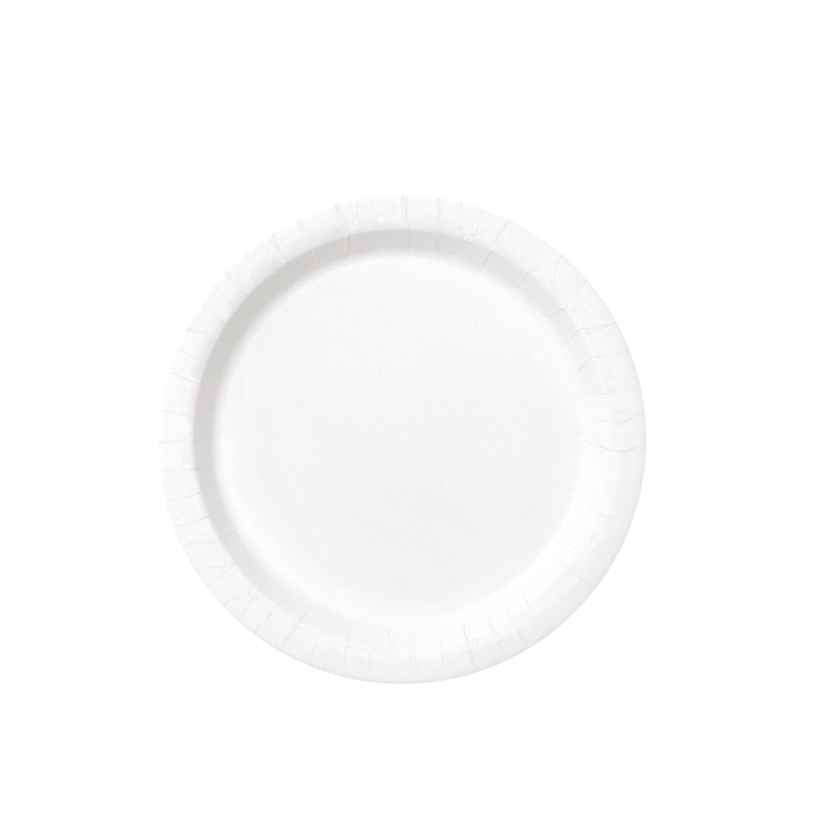 White Small Round Dessert Plastic Plates | Party Expert