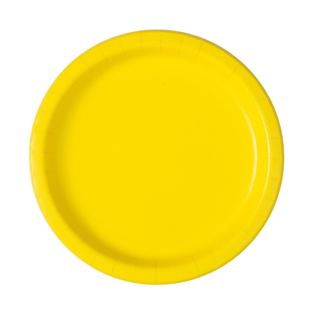 Yellow Small Round Dessert Paper Plates | Party Expert