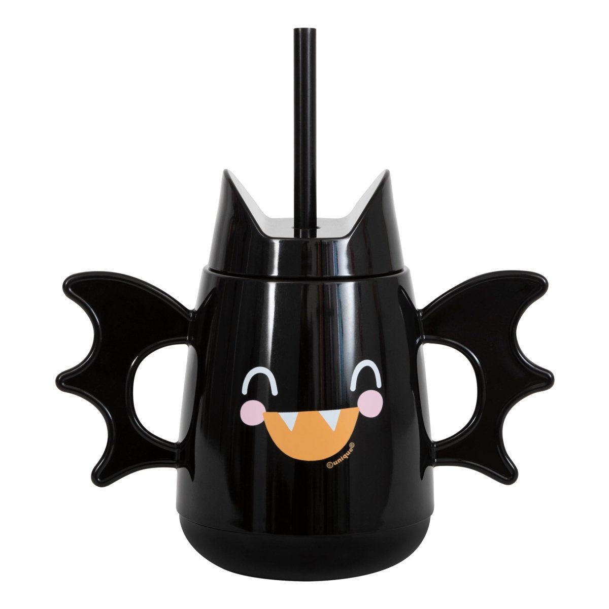 Bat Shaped Tumbler with Lid and Straw | Party Expert