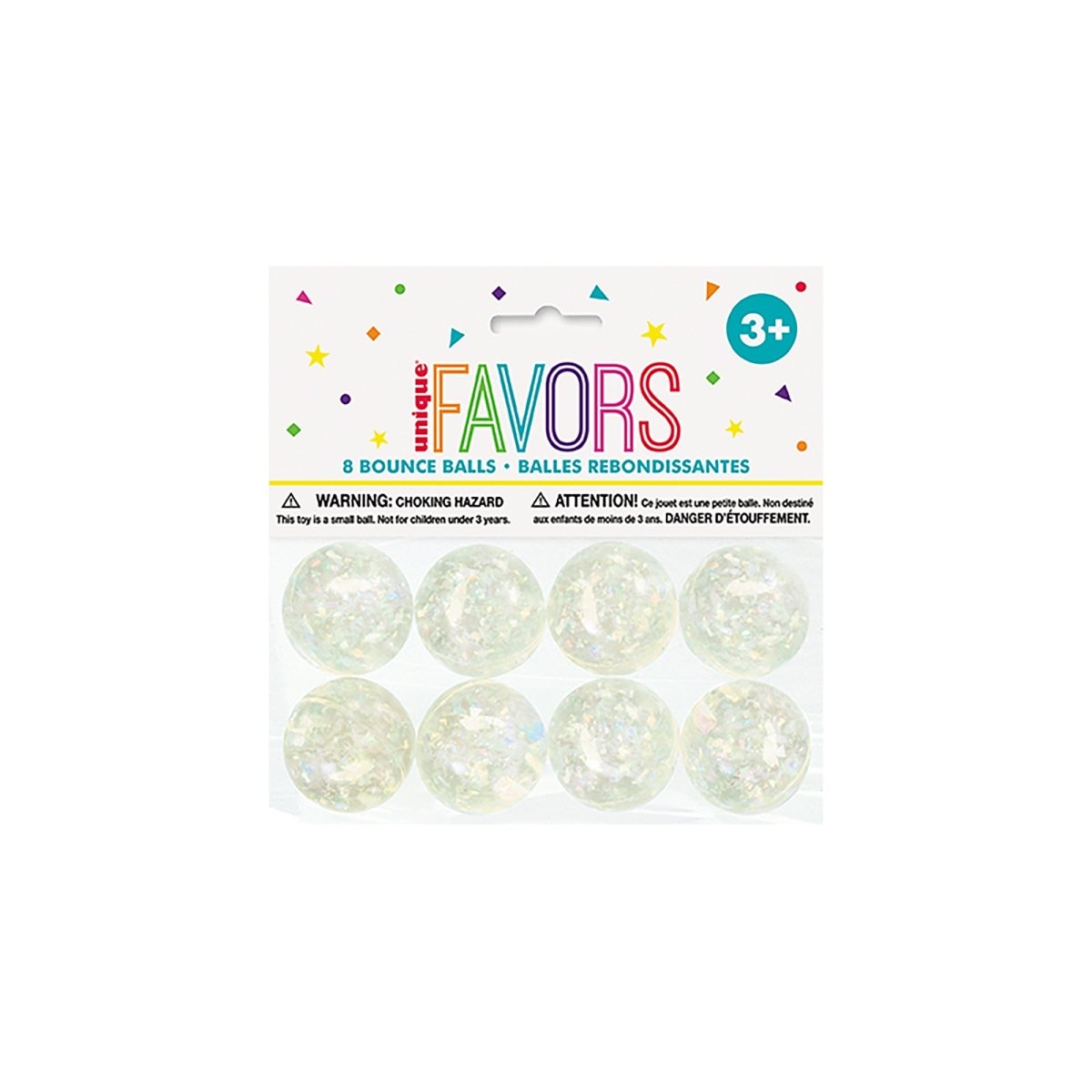 Clear Bounce Balls, 8 Count | Party Supplies – Party Expert
