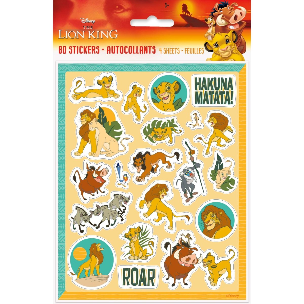 Baby Lion King Stickers