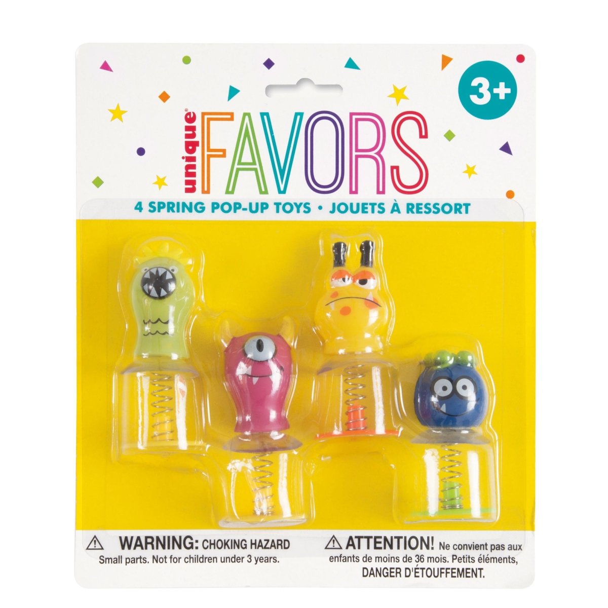 Pop-Up Cute Monster, 4 Count | Party Expert