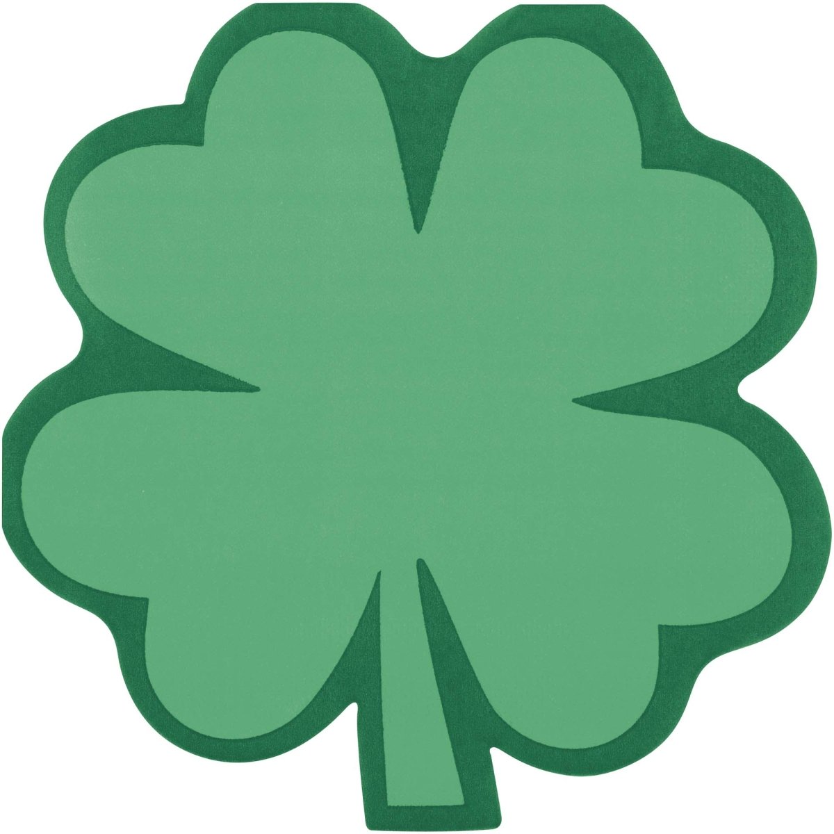 Charming Shamrock Large Clover Shaped Paper Plates | Party Expert