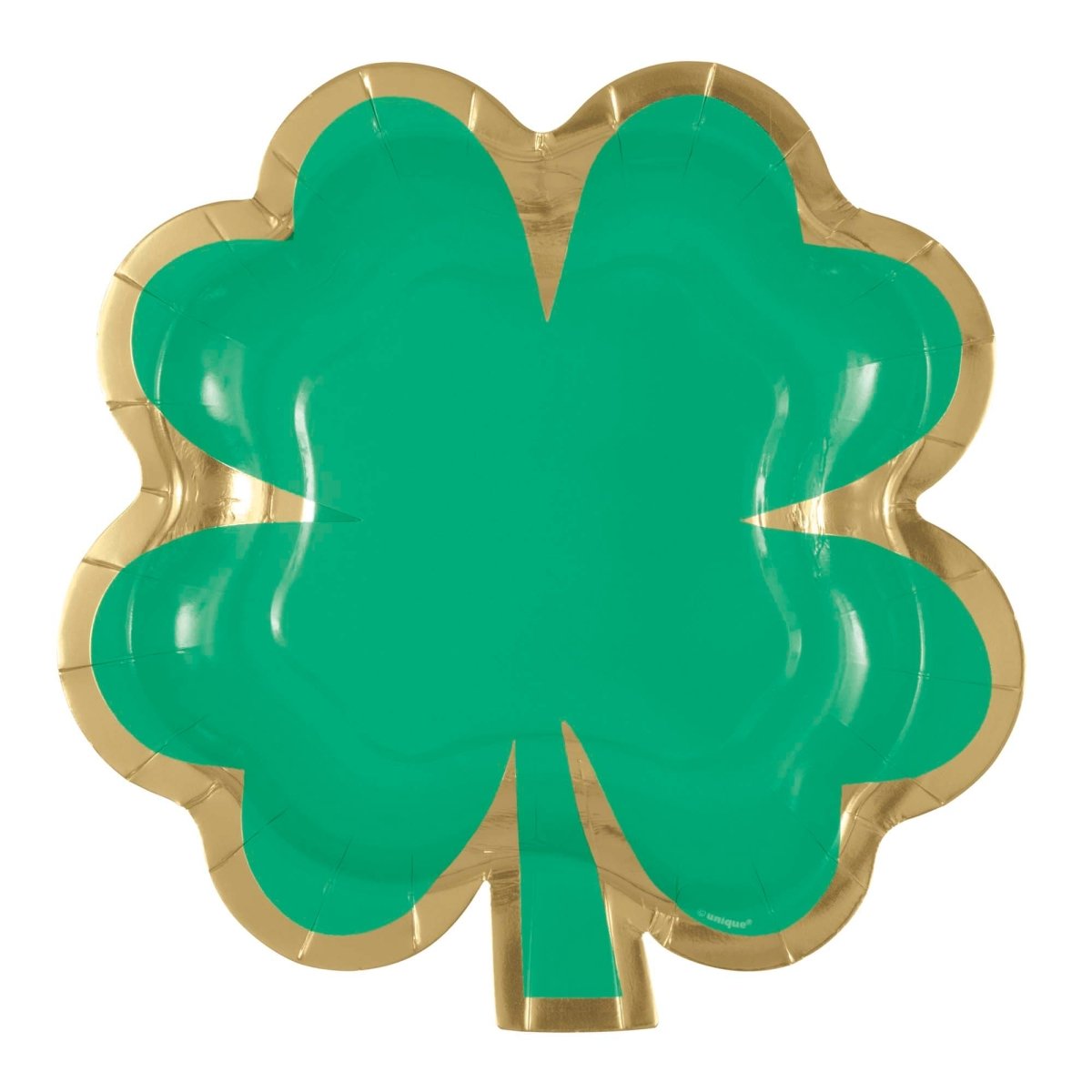Charming Shamrock Large Clover Shaped Paper Plates | Party Expert