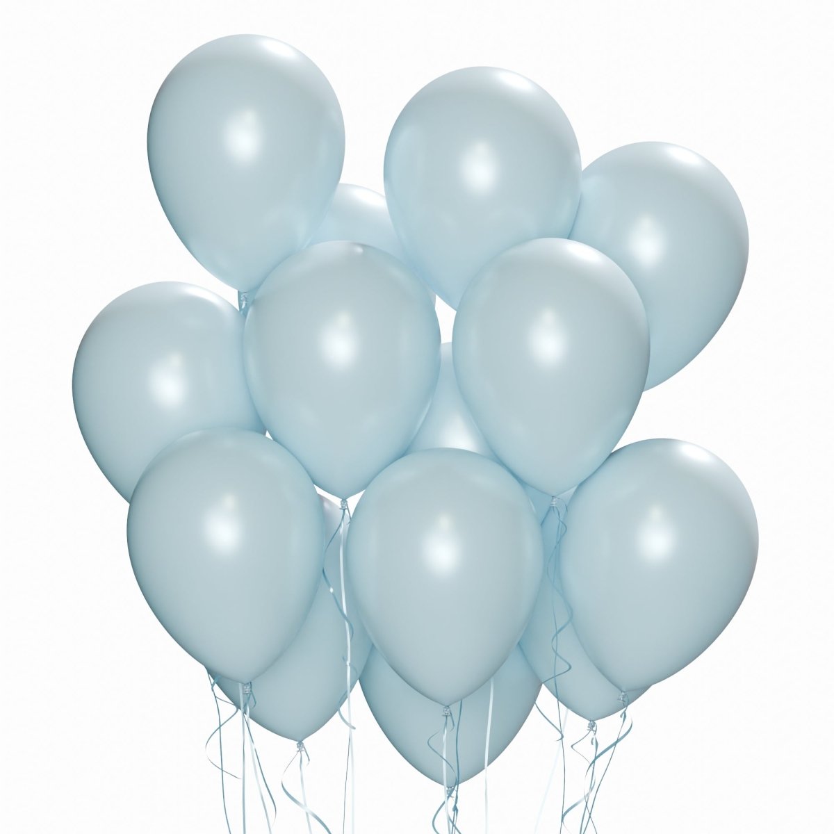 Baby Blue Latex Balloon 12 Inches, 72 Count | Party Expert
