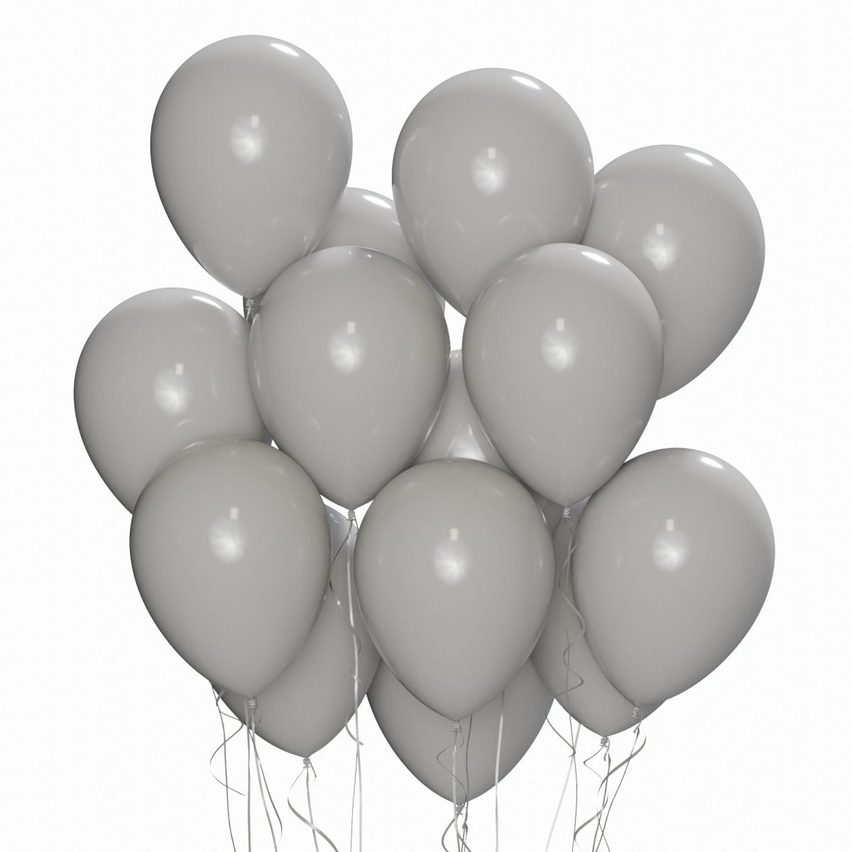 Grey Latex Balloon 12 inches, 72 Count – Party Expert